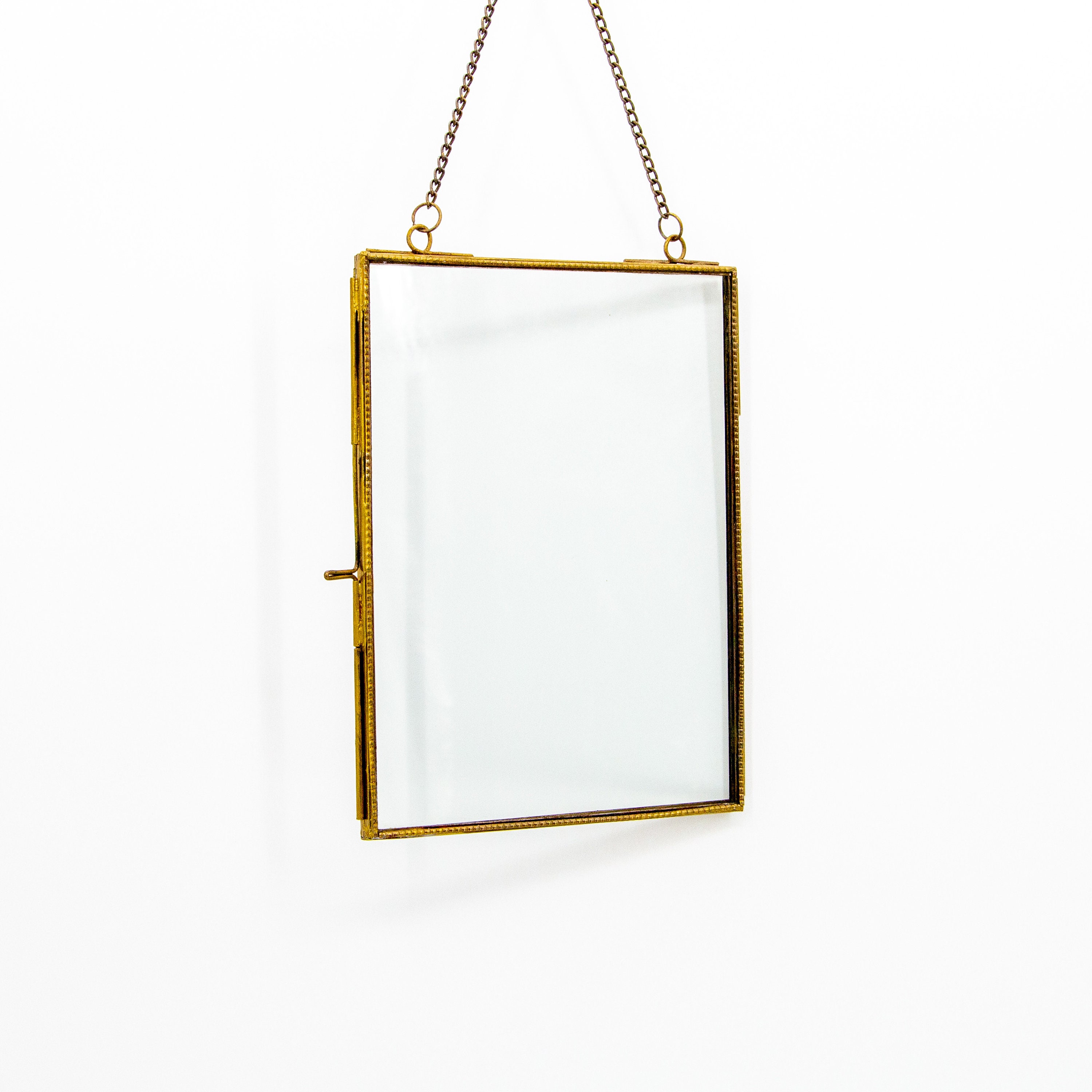 Vintage Double Glass Picture Frame Antique Photo Frame With - Etsy