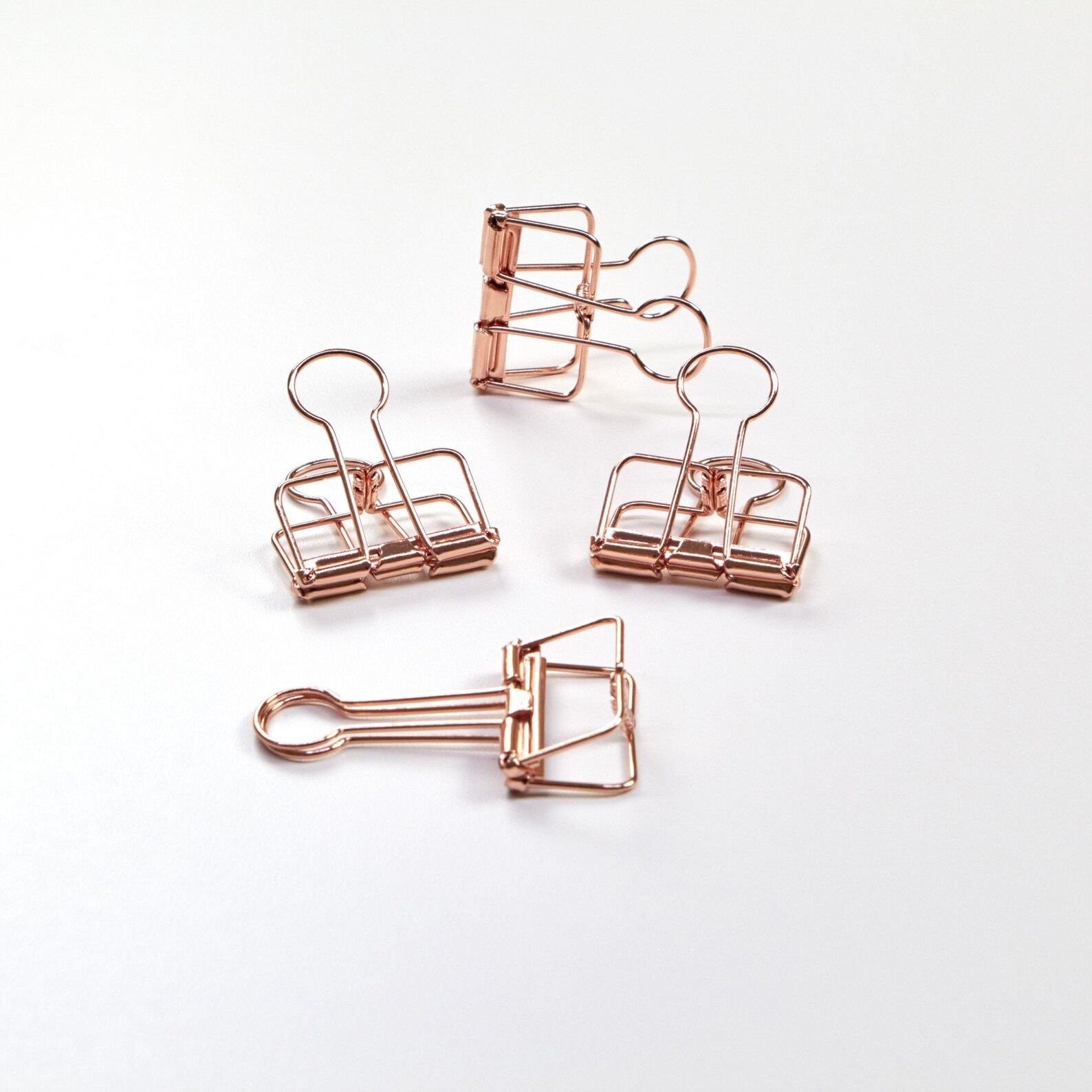 Poster clips set of 2 copper-coloured poster clip 4 cm | Etsy