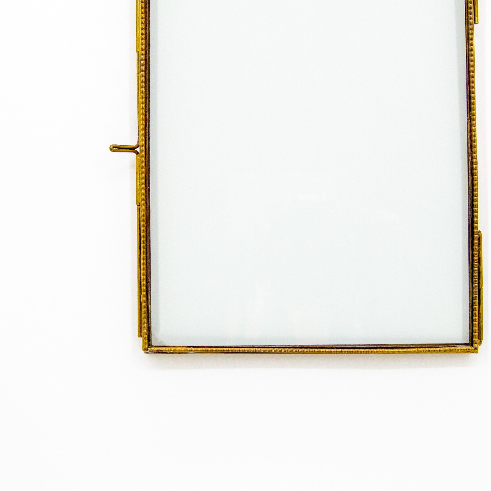 Vintage Double Glass Picture Frame Antique Photo Frame With - Etsy