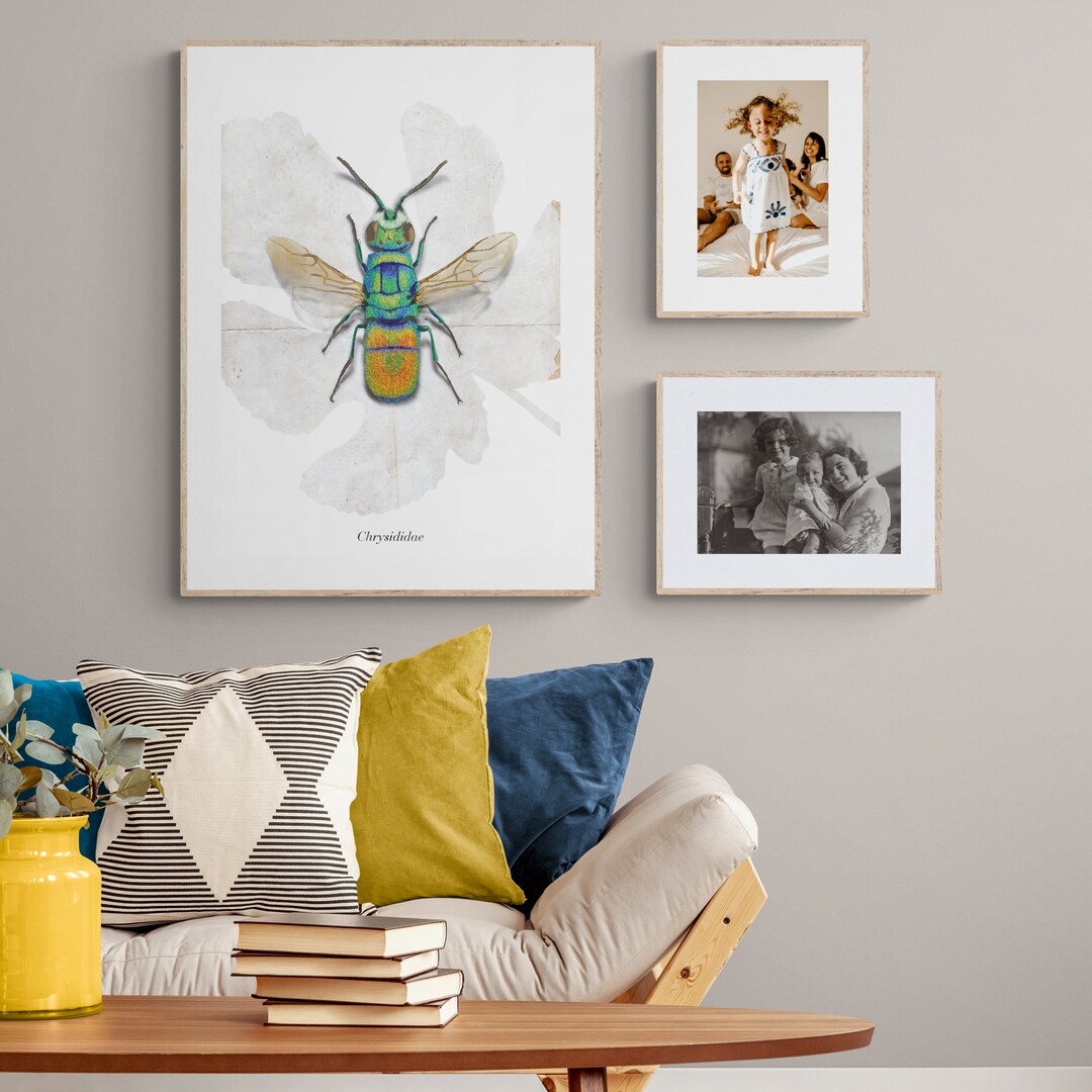 Poster - Gold Wasp, Poster, A2, Decoration, Wall Design, Wall Pictures ...