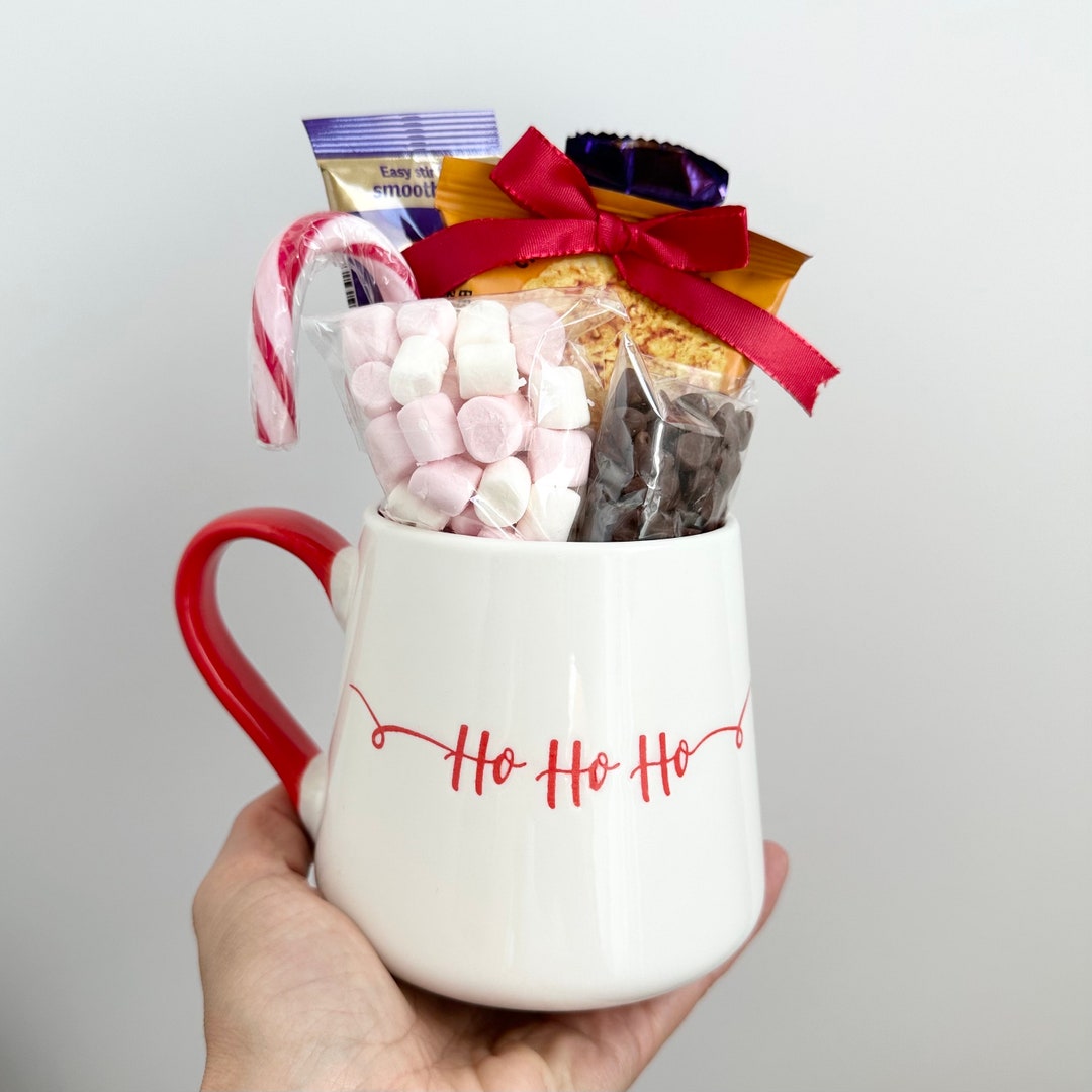 Ho Ho Ho Filled Hot Chocolate Christmas Gift Mug for Family, Friends or ...