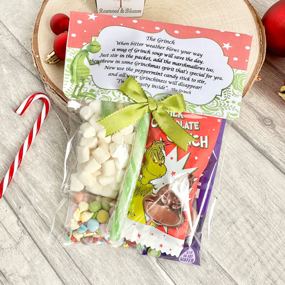 The Grinch Inspired Hot Chocolate Snowman Soup Christmas Eve - Etsy UK