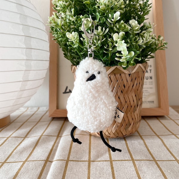 Plush Bird Keychain - Etsy