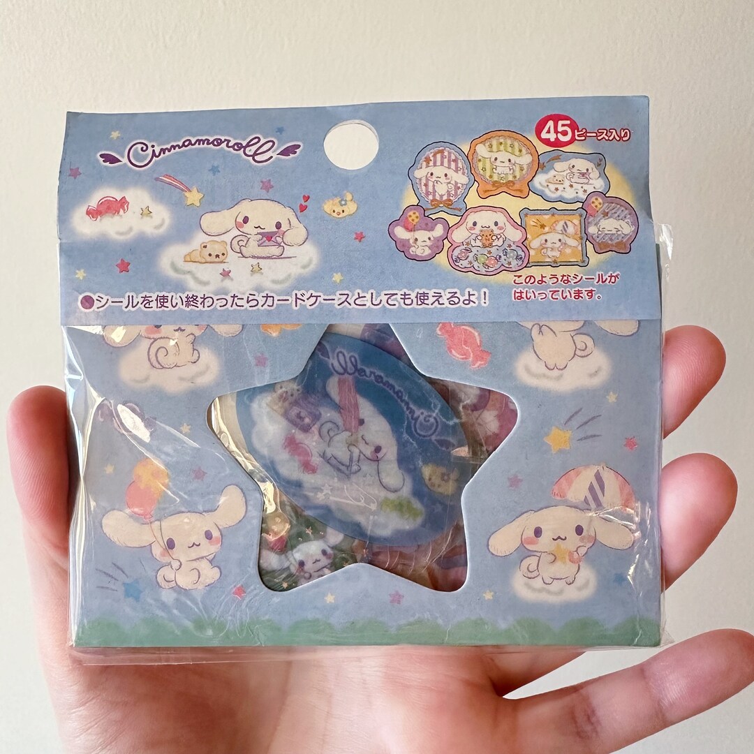 Sanrio Cinamoroll Vintage Dreamy Sticker Pack, Sanrio Stickers, Kawaii ...