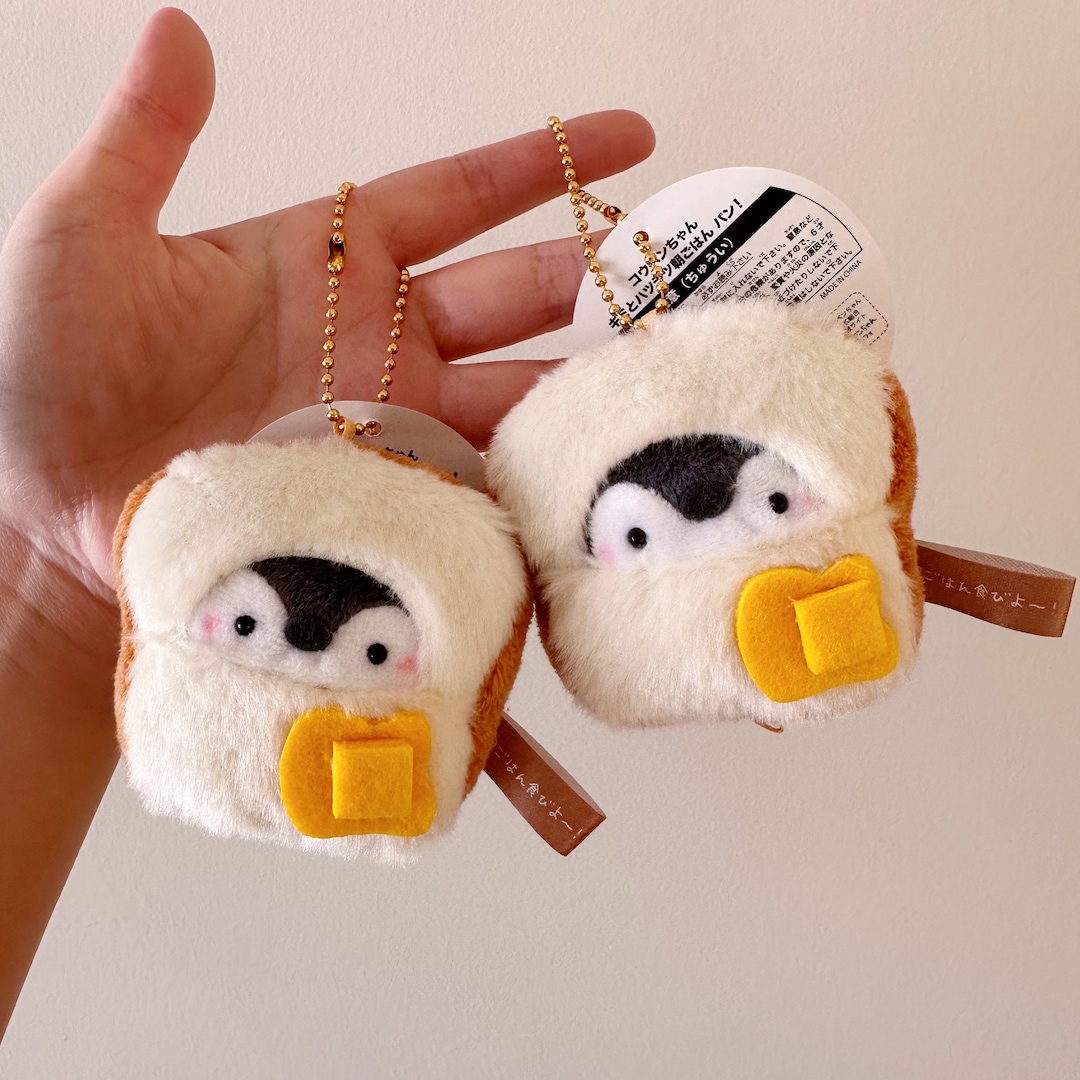 LAST 2 Bread Penguin Keychain Plushie, Cute Plush Toy, Bag Accessories ...