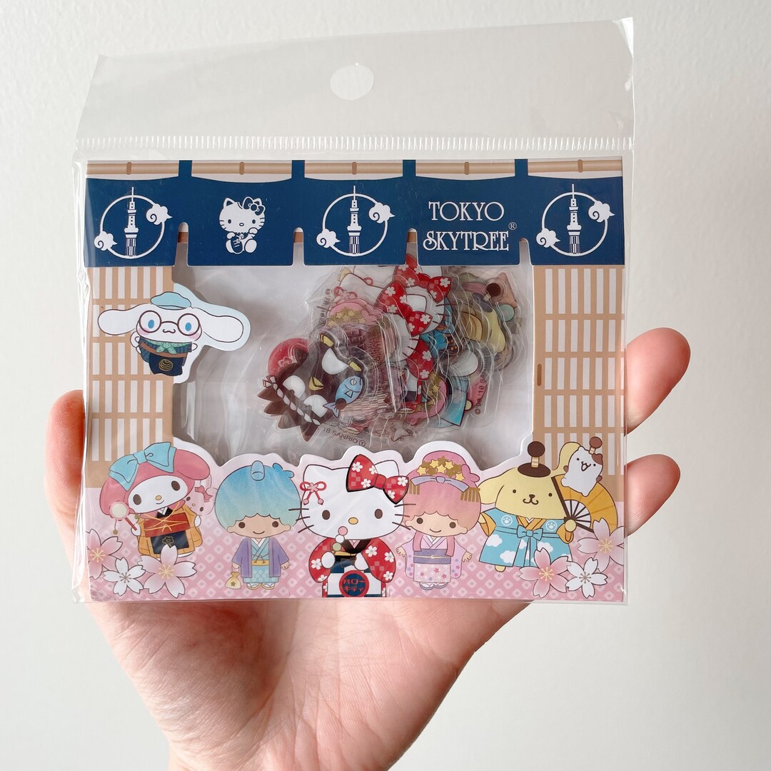 Sanrio All Characters in Japanese Style Sticker Pack Sanrio - Etsy Canada