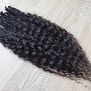 Hybrid Locks Curly Dreads / Wavy Dreadlocks. Custom Made to Order in ...