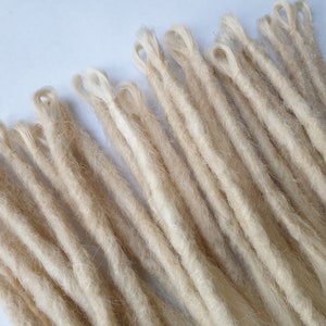 Luxe Hybrid Locks Curly Dreads / Wavy Dreadlocks in Black and Grey ...