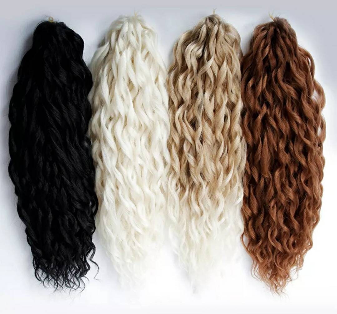 Luxe Hybrid Locks Curly Dreads / Wavy Dreadlocks. Custom | Etsy