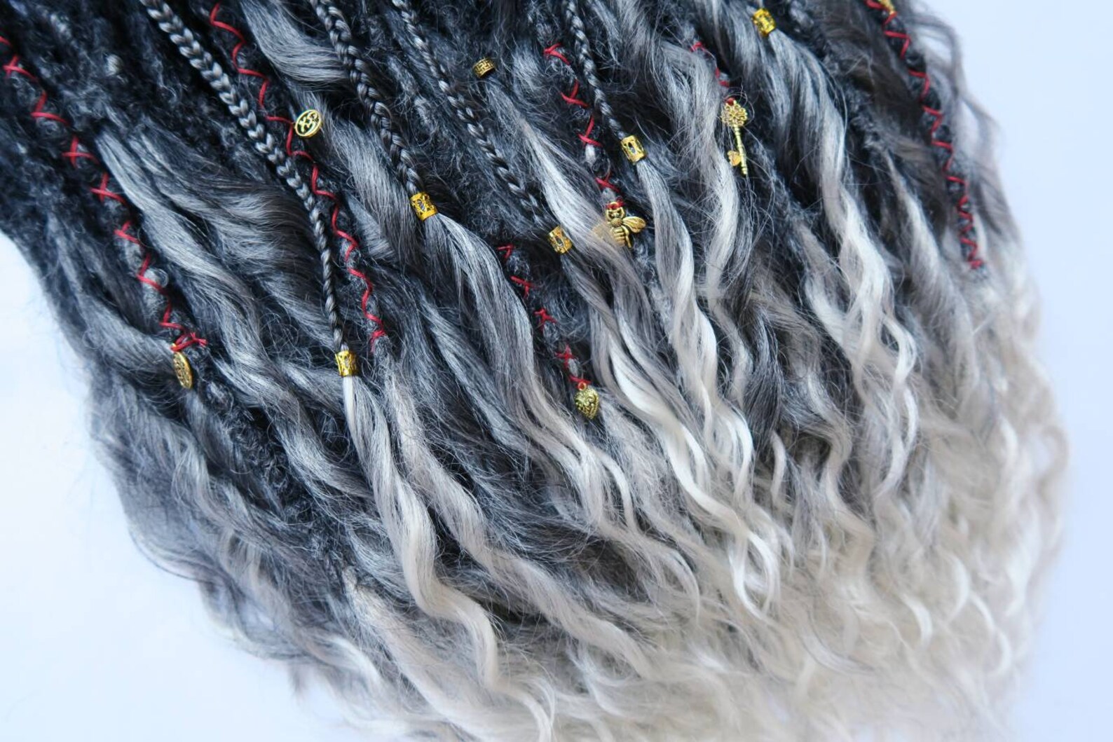 Luxe Hybrid Locks Curly Dreads / Wavy Dreadlocks. Custom | Etsy