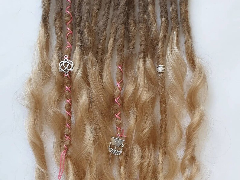 Honey Ombre Luxe Hybrid Locks Curly Dreads Wavy Dreadlocks. - Etsy