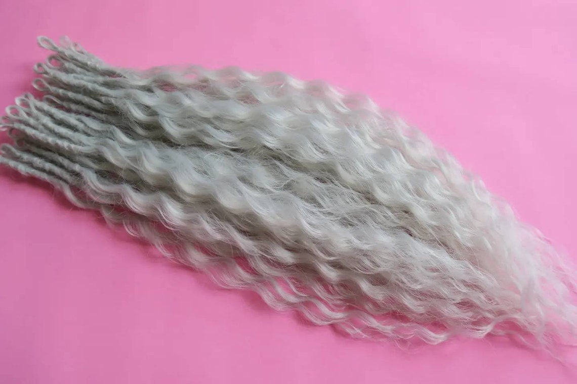 Hybrid Locks Curly Dreads / Wavy Dreadlocks. Custom Made to - Etsy
