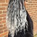 Luxe Hybrid Locks Curly Dreads / Wavy Dreadlocks in Black and Grey ...