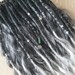 Luxe Hybrid Locks Curly Dreads / Wavy Dreadlocks in Black and Grey ...