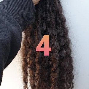 Hybrid Locks Curly Dreads / Wavy Dreadlocks. Custom Made to Order in ...