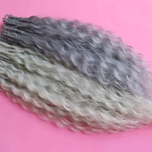Hybrid Locks Curly Dreads / Wavy Dreadlocks. Custom Made to - Etsy