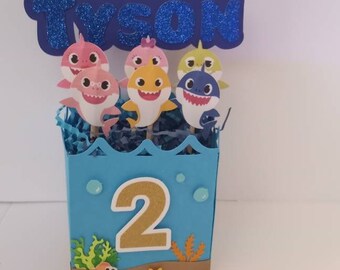 Baby Shark Centerpiece - Etsy