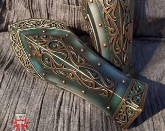 Fantasy Paladin Bracers Knight Cosplay Medieval Armlets | Etsy