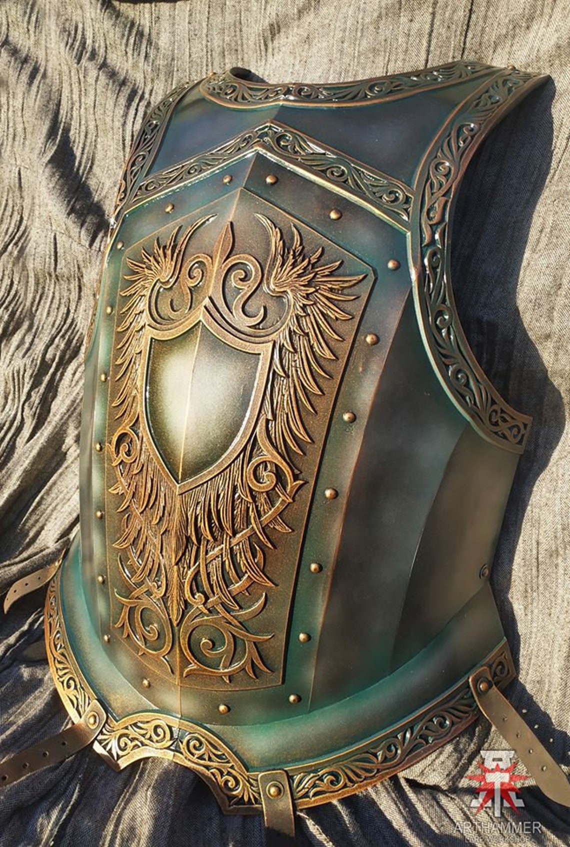 Italian knight breastplate LARP and Cosplay armor Fantasy | Etsy