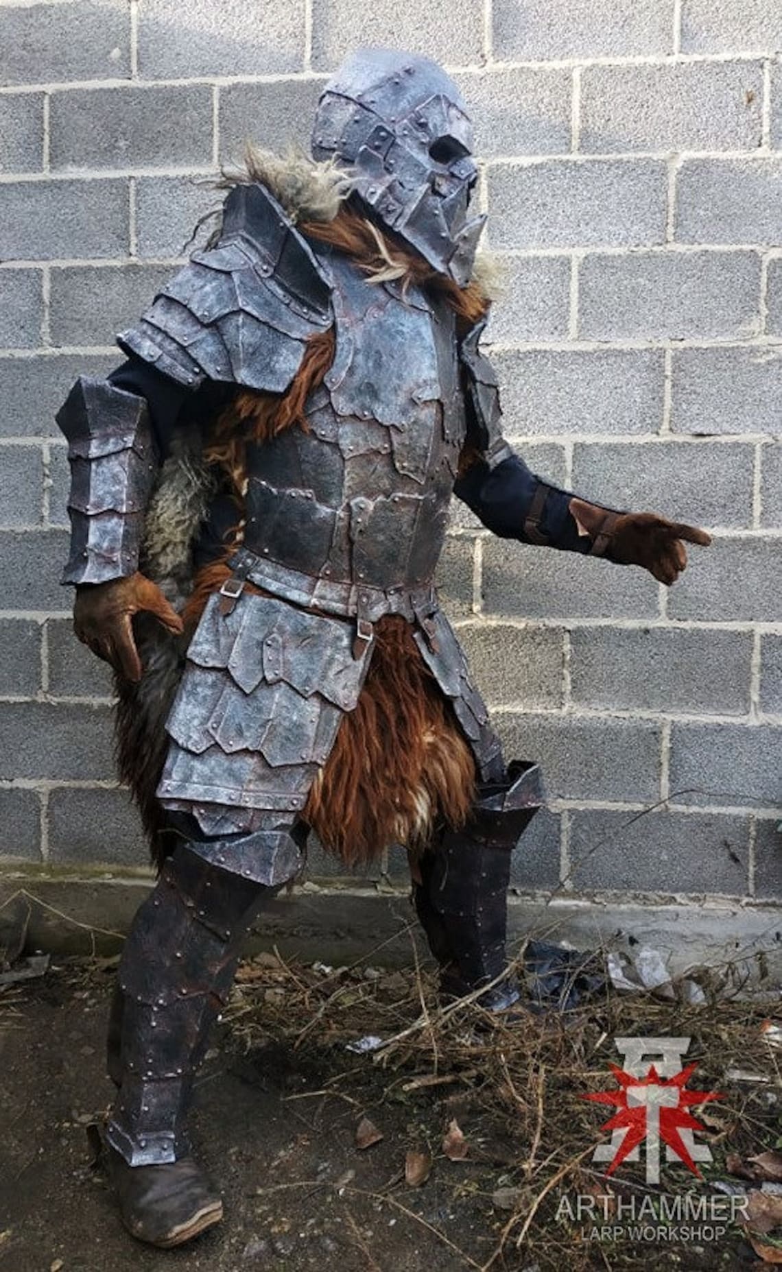 Orc armor set Orcish armour Fantasy LARP armor Barbarian | Etsy