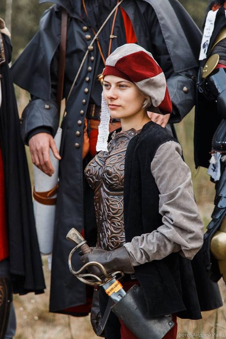 Female LARP breastplate Fantasy warrior cosplay Prop costume | Etsy