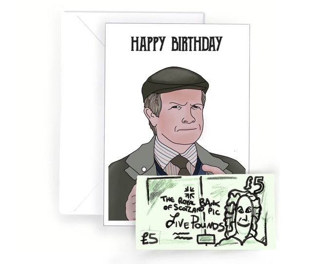 Large Personalised Winston From Still Game Scotland Birthday Greeting ...
