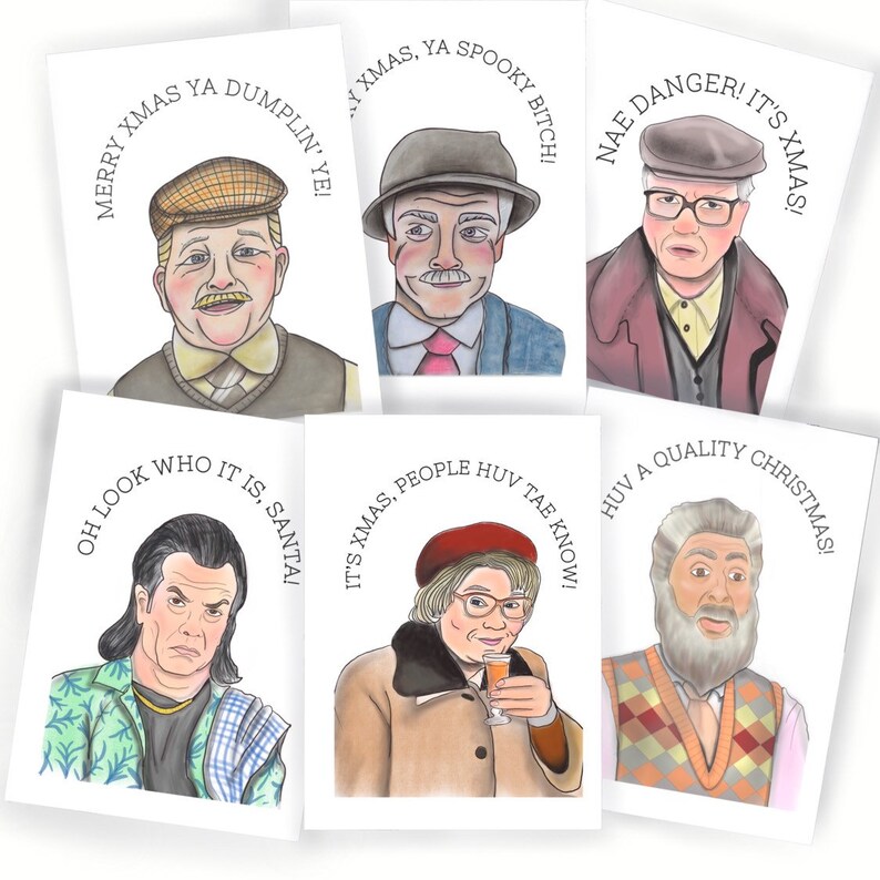 Still Game Christmas Card / Isa Xmas Card / People Huv Tae - Etsy Still Game Christmas Card / Isa Xmas Card / People Huv Tae - Etsy