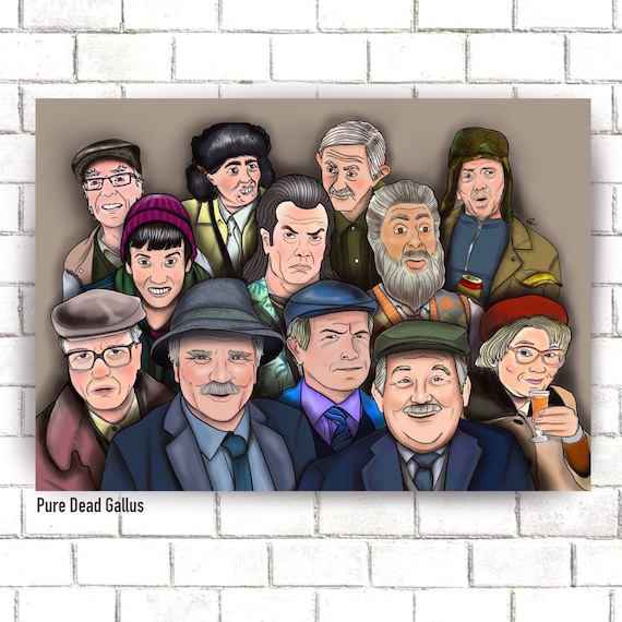 Still Game Characters Full Squad Art Print / Still Game - Etsy
