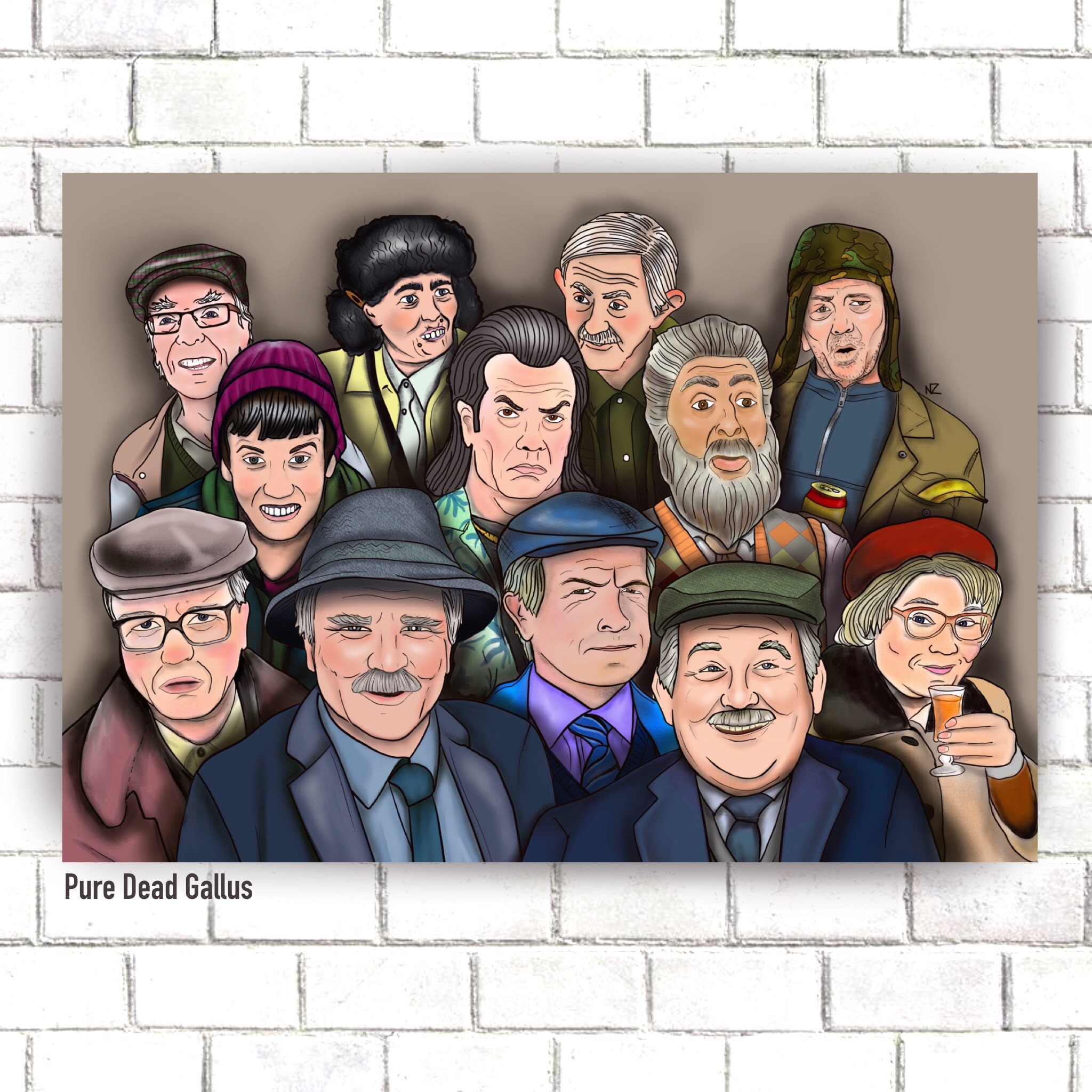 Still Game Characters Full Squad Art Print / Still Game - Etsy