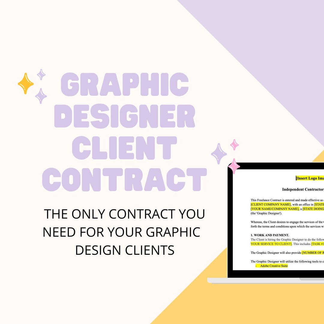 Freelance Graphic Designer Client Contract Template | Website Designer ...