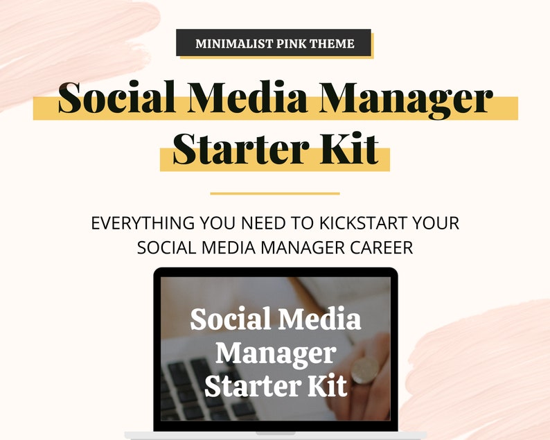Social Media Manager Starter Kit Social Media Strategy - Etsy Canada