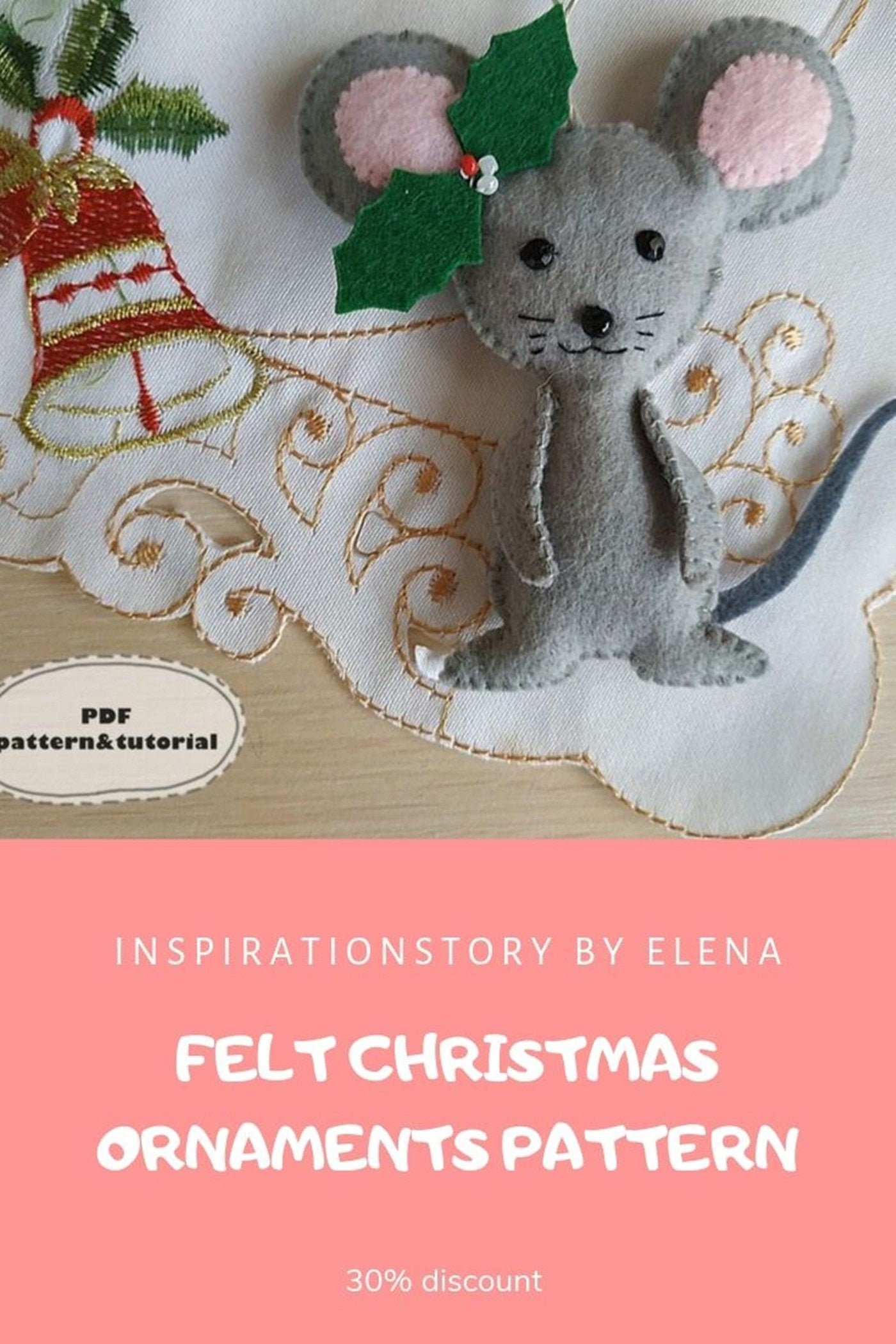 Mouse sewing pattern Felt mouse pattern Felt animal patterns | Etsy