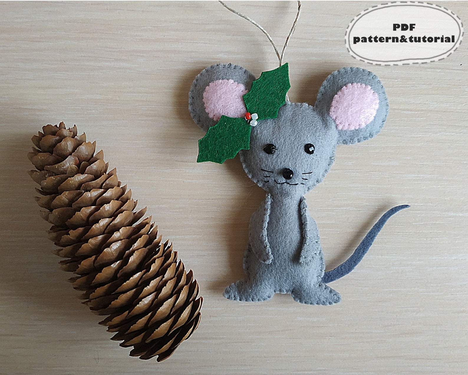 Mouse sewing pattern Felt mouse pattern Felt animal patterns | Etsy