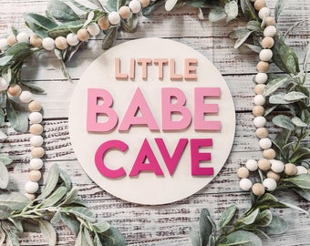 Babe Cave Sign Girls Room Sign Rustic Wood Sign Custom - Etsy