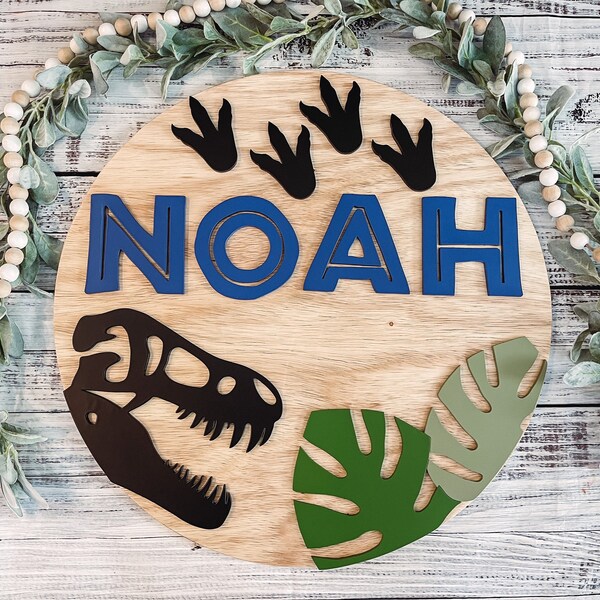 Jurassic Dinosaur Sign - Etsy