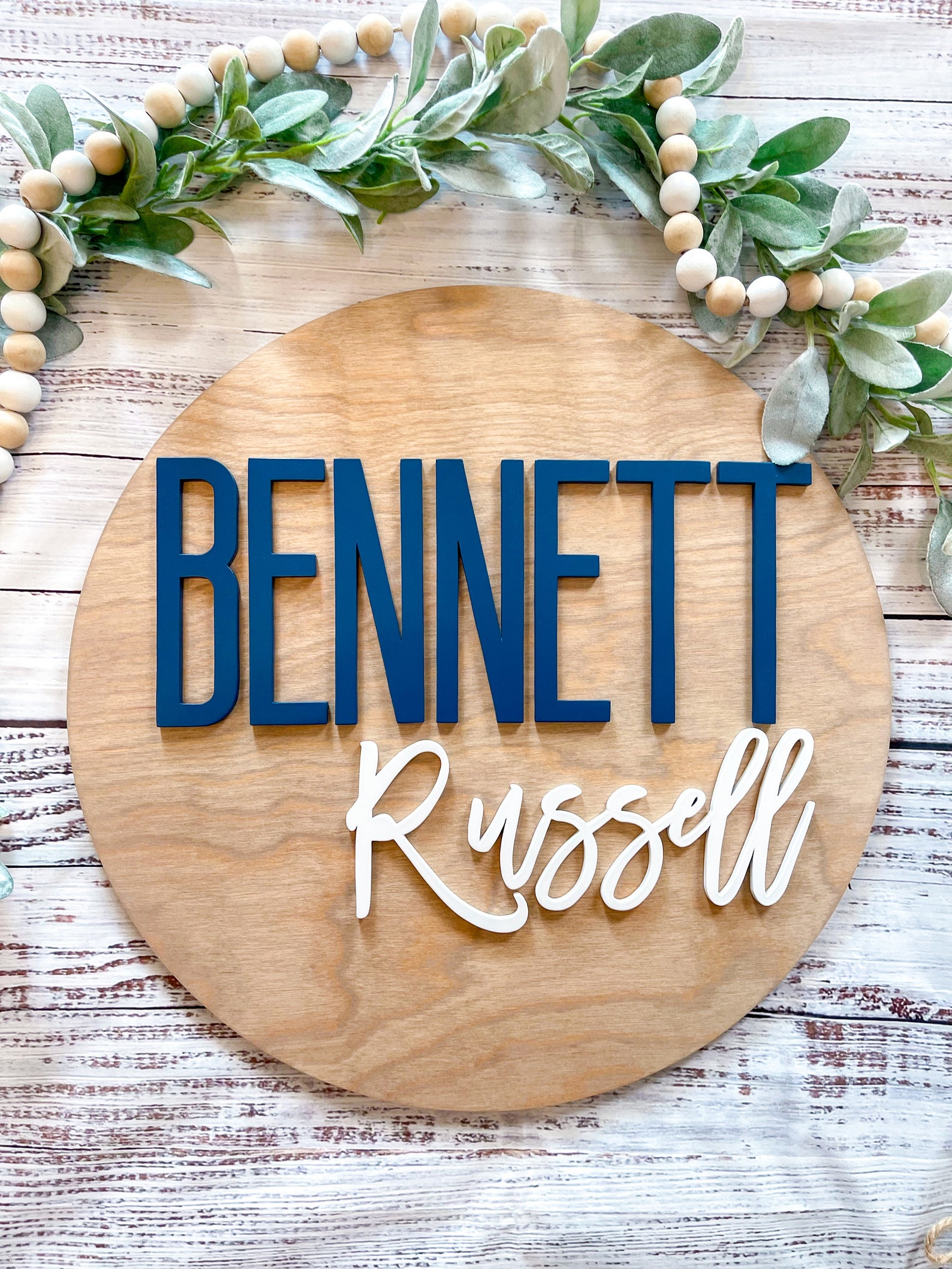 Boy Name Sign, Nursery Name Sign, Personalized Name Sign for Baby Boy ...