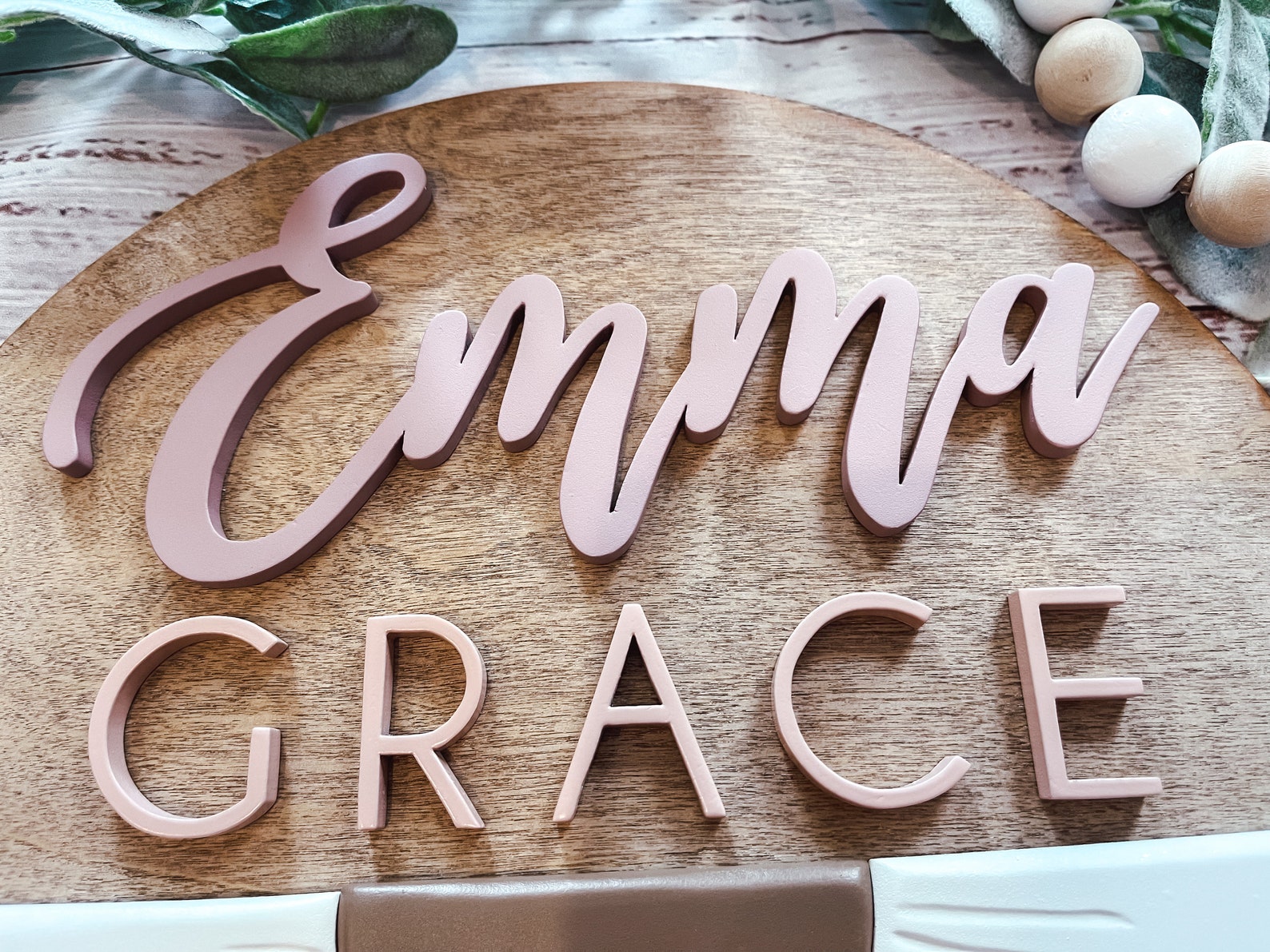 Flower Name Sign Floral Baby Floral Baby Shower Floral Baby - Etsy