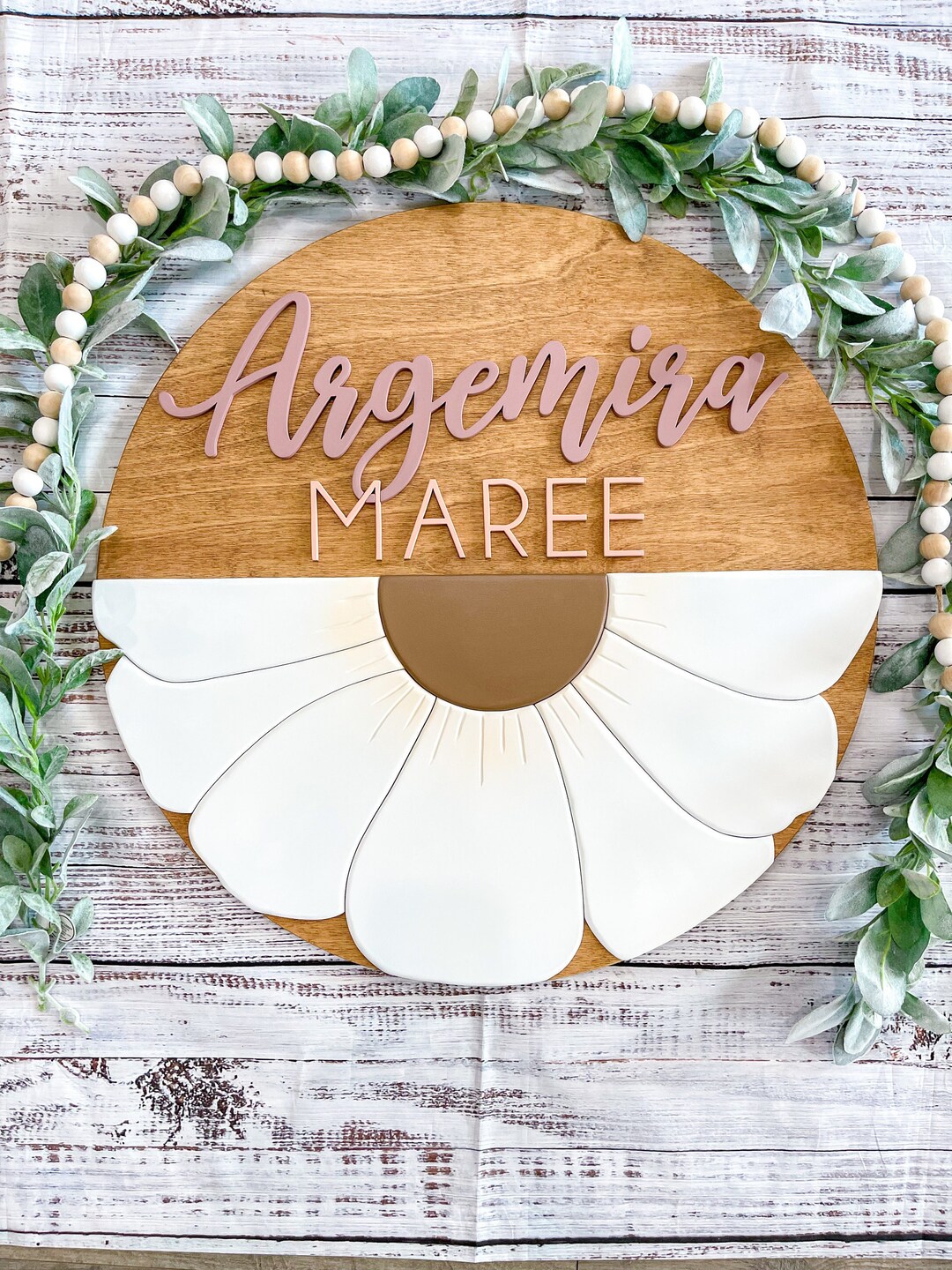 Flower Name Sign, Floral Baby, Floral Baby Shower, Floral Baby Name ...