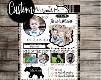 All About Me Poster Printable