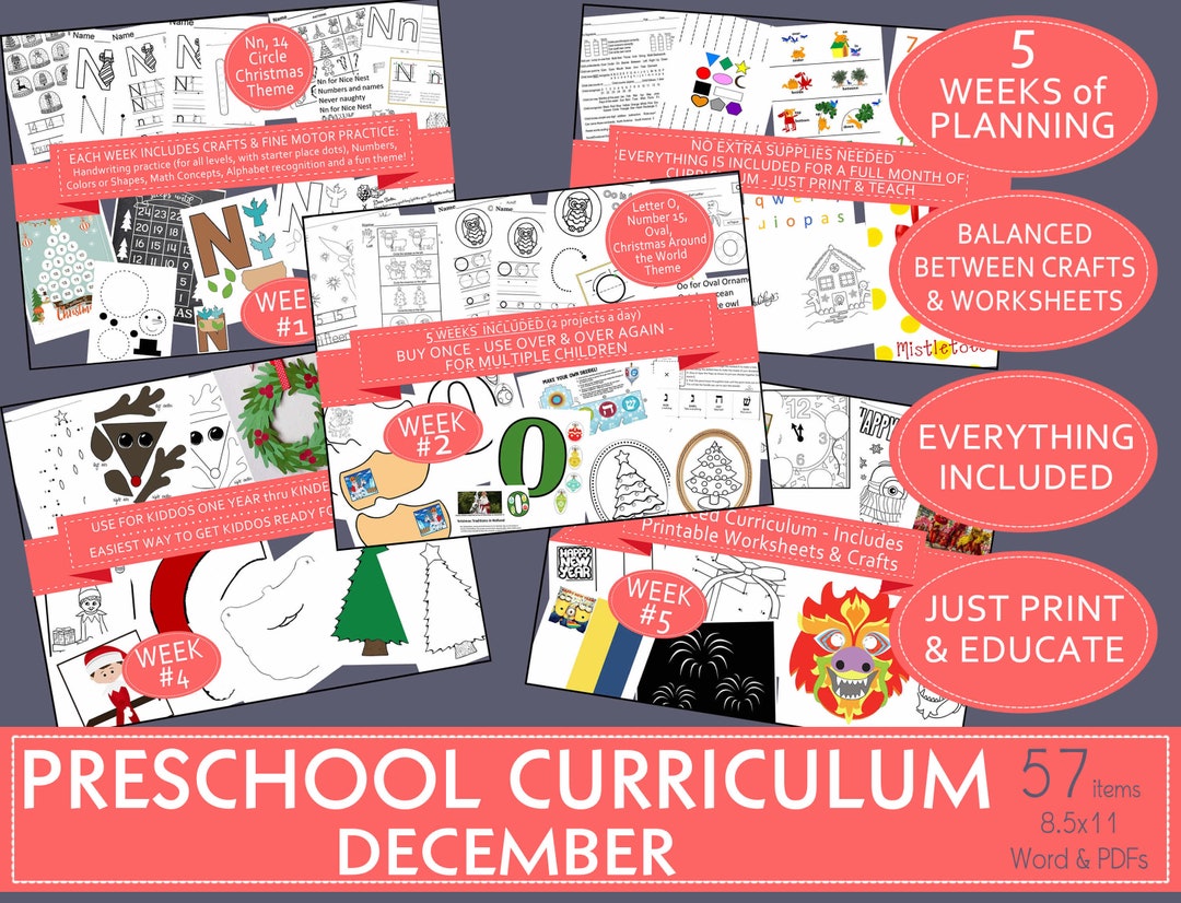 BALANCED PRESCHOOL CURRICULUM December Activities: a Month of ...