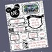 Mickey Mouse All About Me Poster – Keepsake Memory Printable (digital ...
