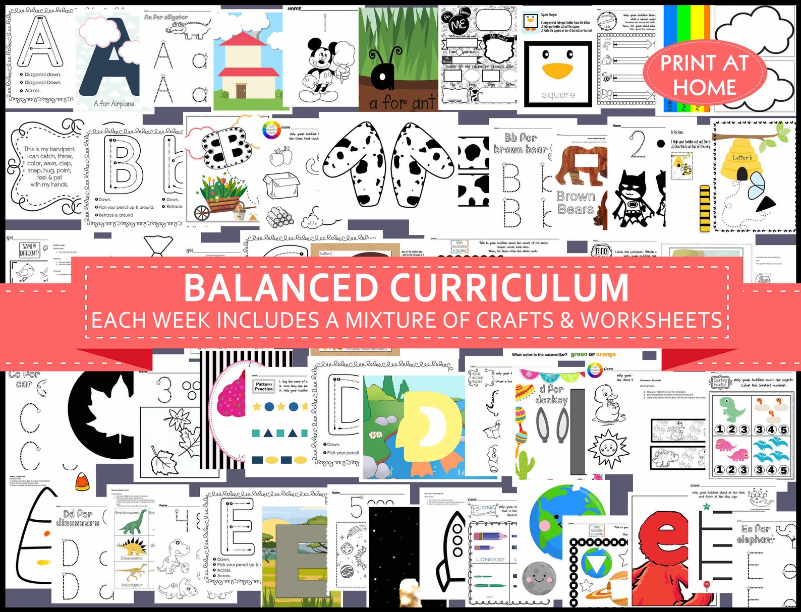 BALANCED TODDLER CURRICULUM Full Year 52 Weeks of Conceptual - Etsy