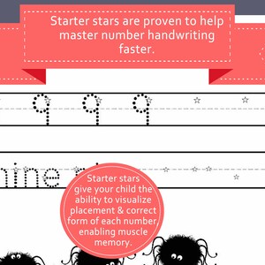 NUMBER HANDWRITING PRACTICE Worksheets: Prek & Kindergarten Handwriting ...