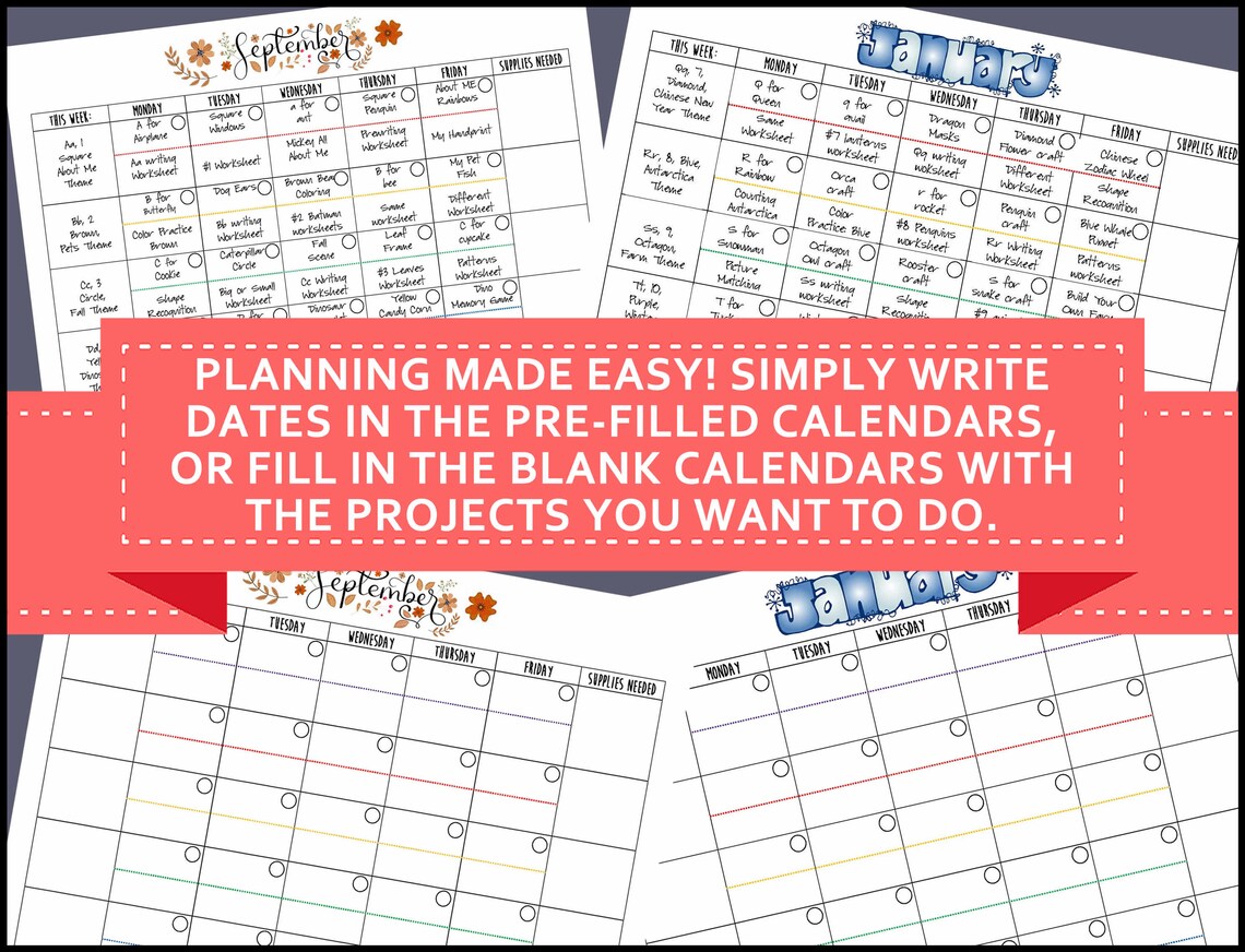 BALANCED TODDLER CURRICULUM Full Year 52 Weeks of Conceptual - Etsy