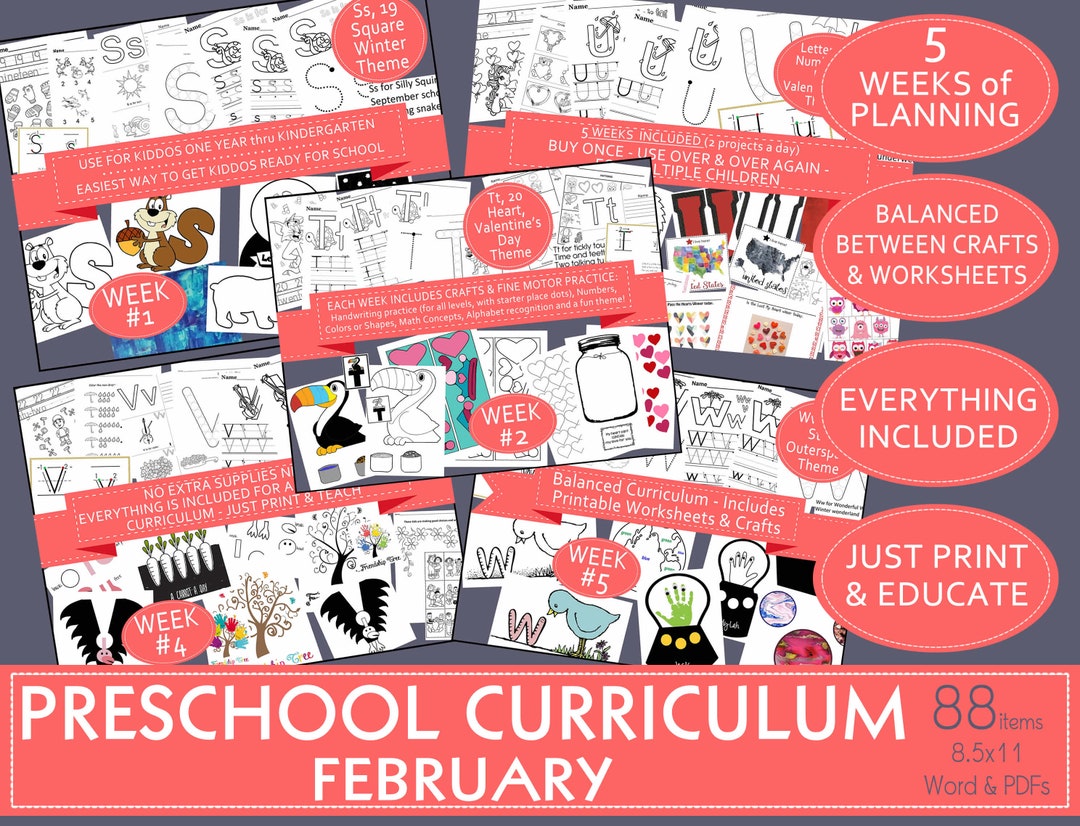 BALANCED PRESCHOOL CURRICULUM February Activities: a Month of ...