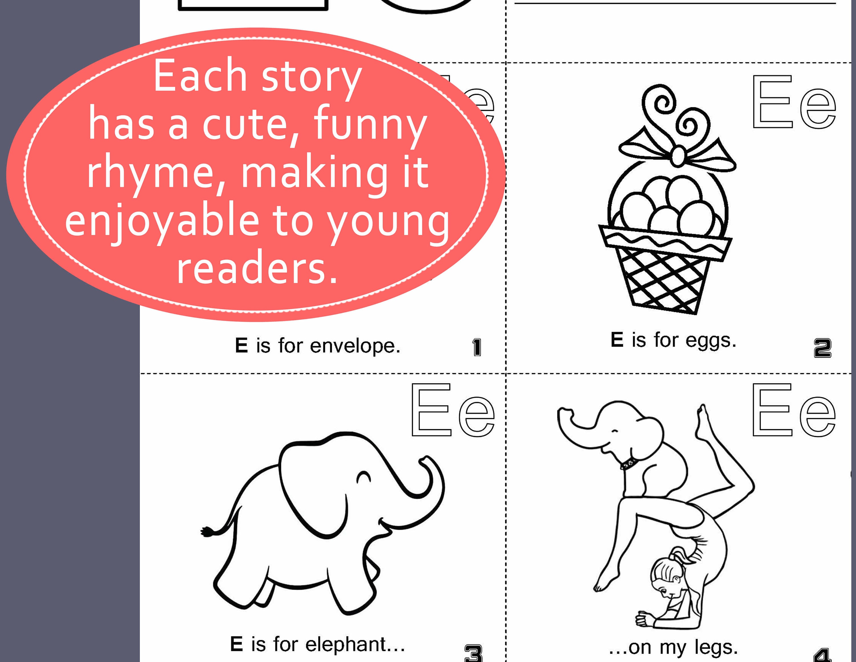 ALPHABET BOOK SET for Beginner Readers: Rhyming Instant - Etsy