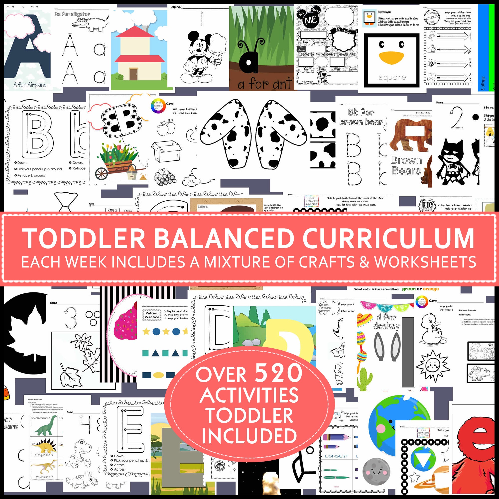 Infant & Toddler Curriculum Combo: 2-year Activity Bundle (digital ...