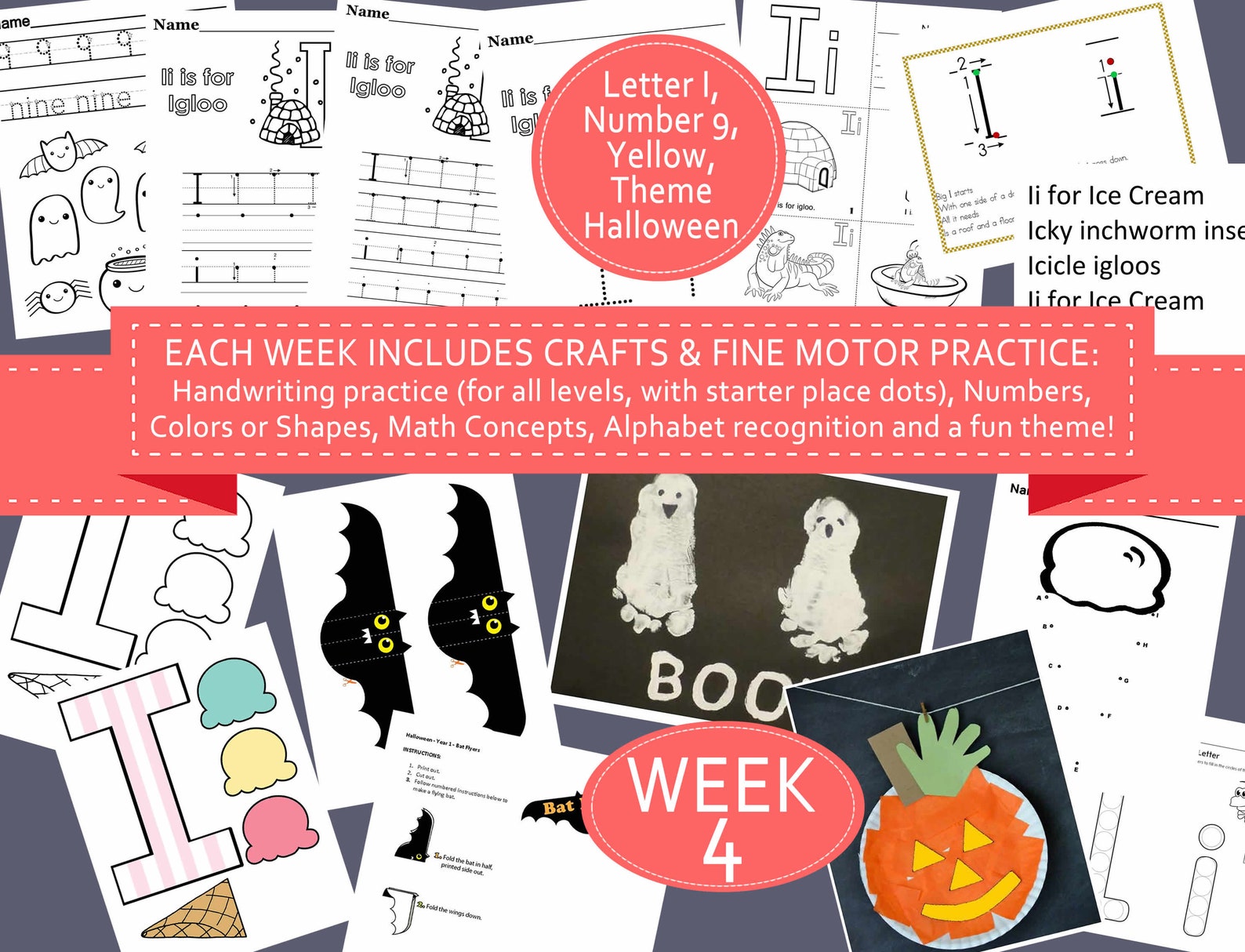 BALANCED PRESCHOOL CURRICULUM & Activities Entire Oct Month - Etsy