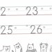 NUMBER HANDWRITING SET 1-26: Prek, Kindergarten/numbers 1-26 Practice ...