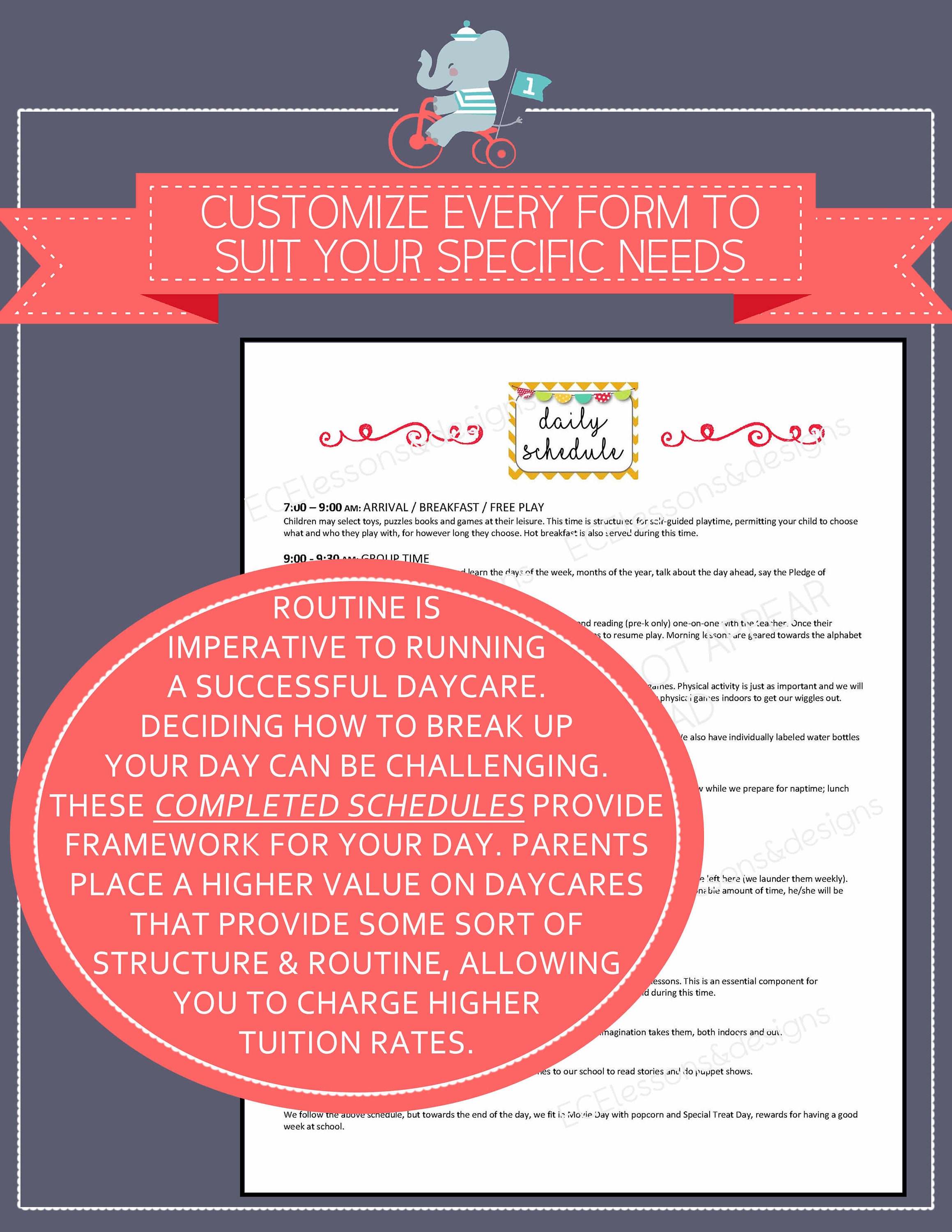 STARTING A DAYCARE Complete Paperwork Forms Bundled Set - Etsy